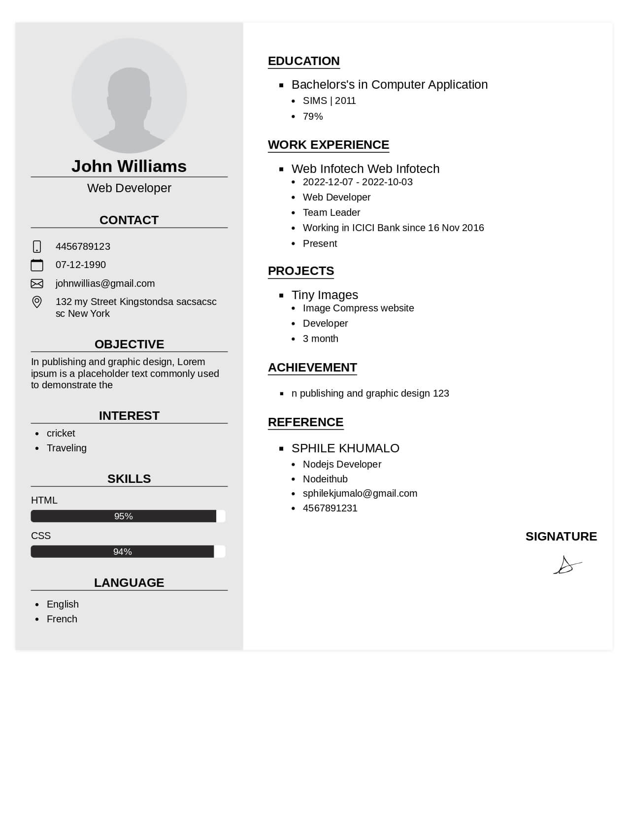 Free Resume Maker Online | ATS Resume Builder & CV Creator – Resumes Maker